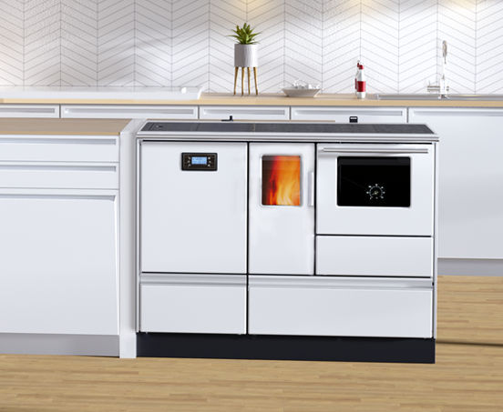 Pelletkaminofen - ALFA TERM 20 PELLET - Alfa-Plam a.d. - 10 kW...20 kW ...