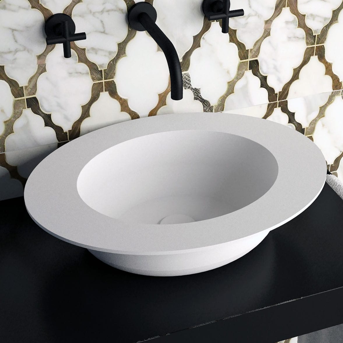 Aufsatzwaschbecken - 290225 SOLIDCAP 2.0 - IDEAVIT B.V - rund ...