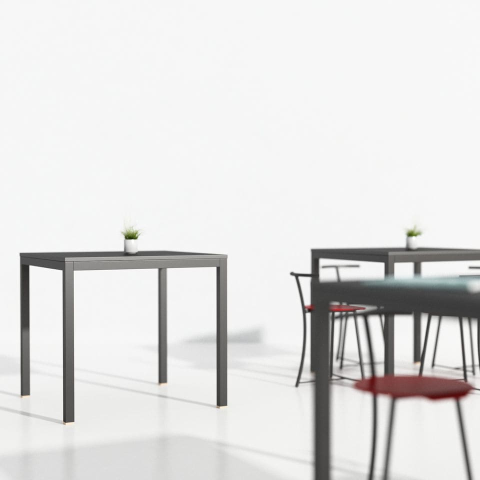 Moderner Esstisch - B_33 - Iduna S.A. - Metall / Gestell aus Metall ...