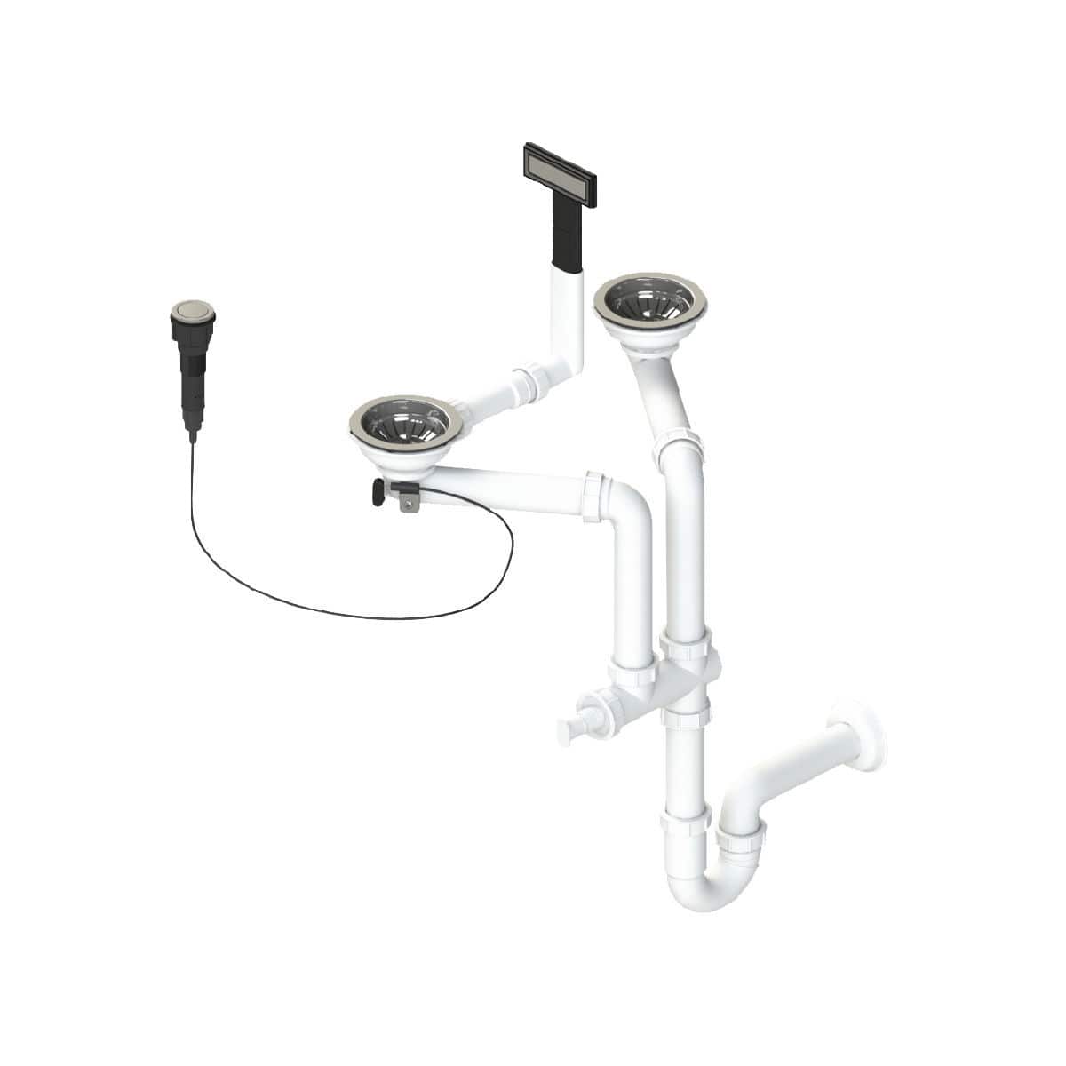 Syphon für Waschbecken / Kunststoff - 022244E - RODI HOME – kitchen ...