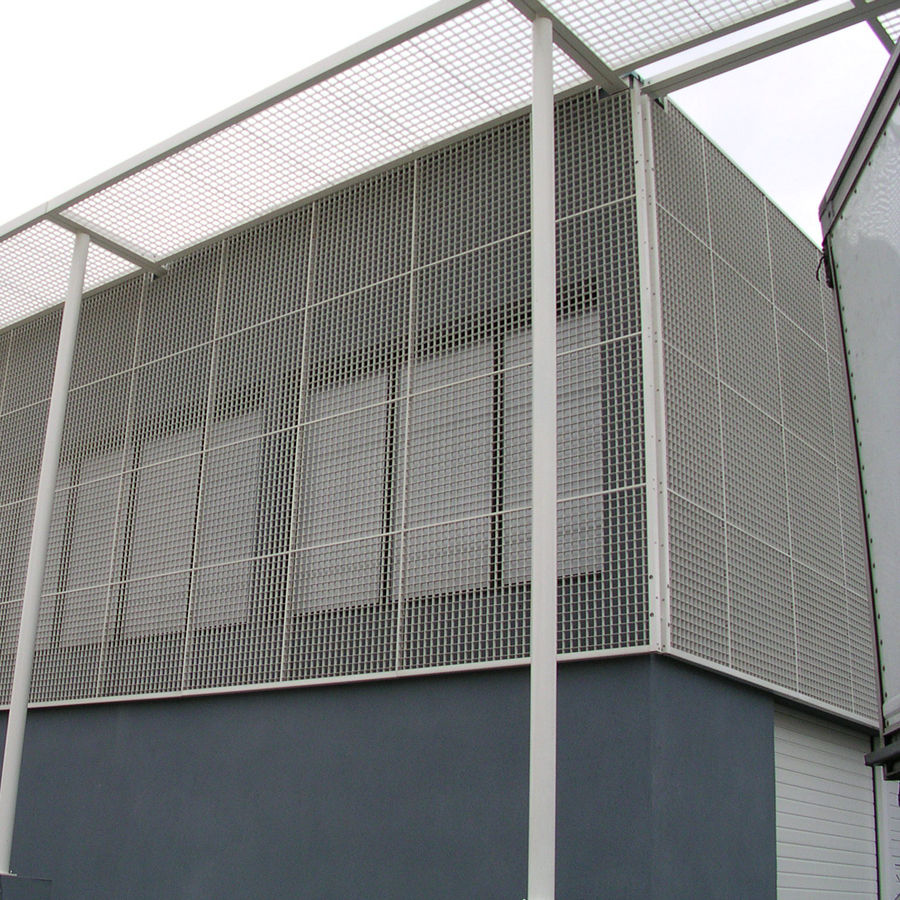 Gitterrost für Fassade - PRESS-LOCKED - JK TECHNIC - Edelstahl / Aluminium