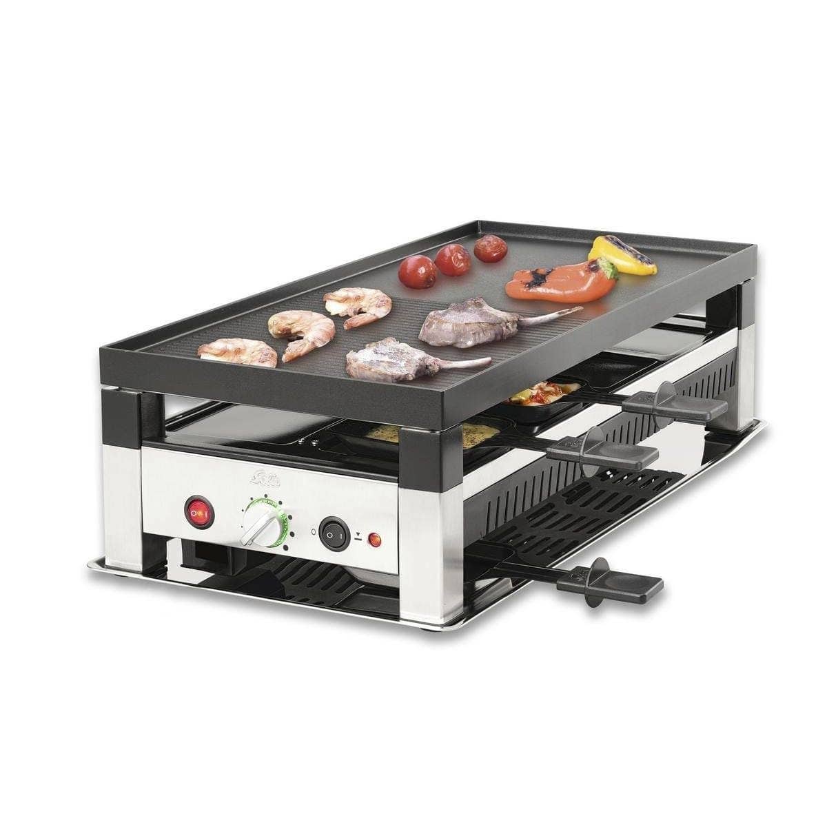 Elektro-Grill - Tischgrill - 97747 - Solis AG - freistehend / Edelstahl