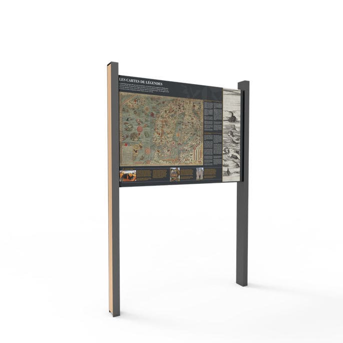 Infotafel für öffentliche Bereiche - ROBIN - Empreinte signalétique