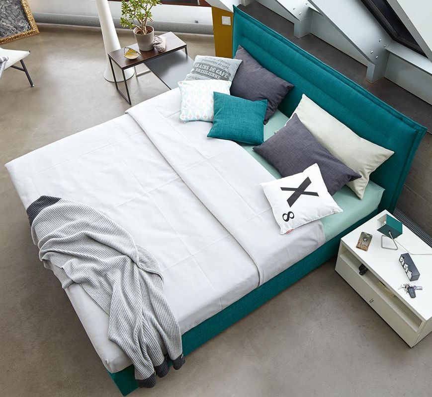 Doppelbett - Type C - hülsta - modern / Polster / Kopfteil