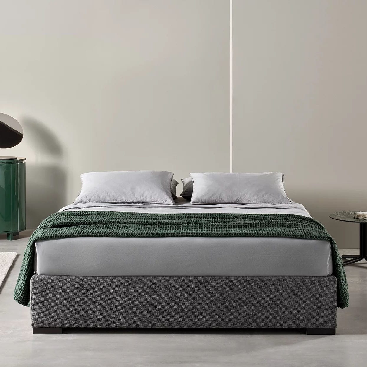 Doppelbett - DEREK - MERIDIANI - modern / Polster / Stoff