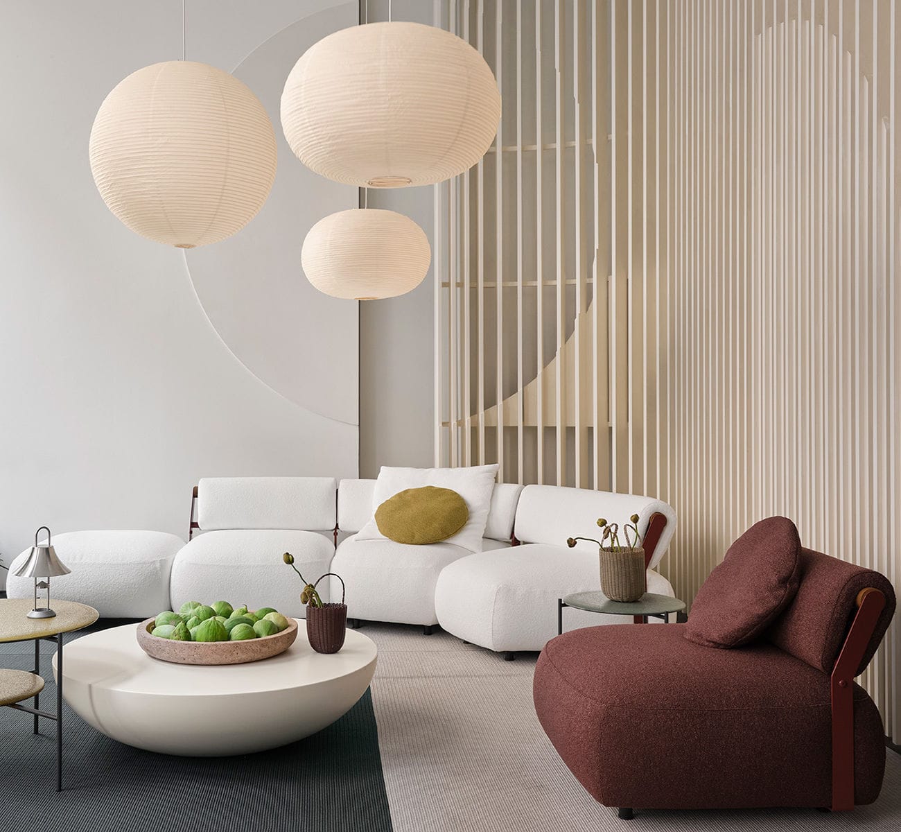 Modulsofa - VINCENT OPEN AIR - MERIDIANI - Eck / kompakt / modern