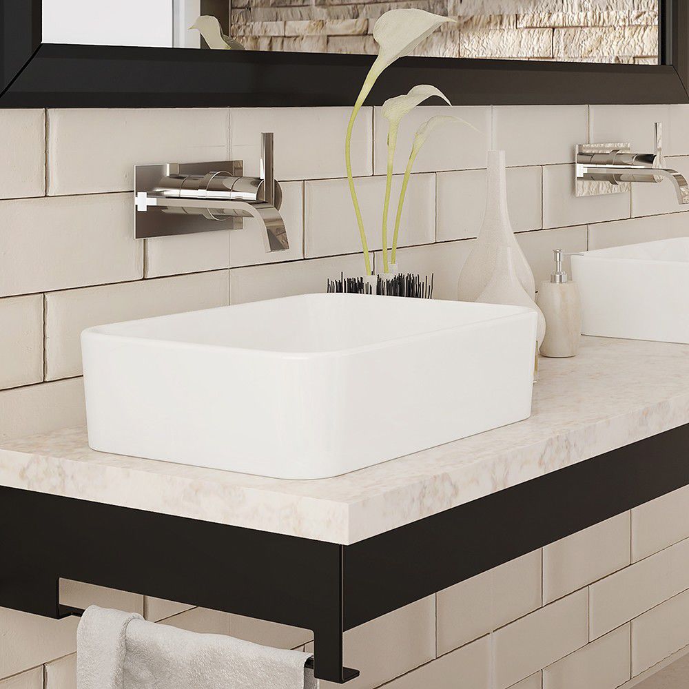 Aufsatzwaschbecken - 1454-CWH - Deco Lav - Keramik / ohne Öffnung ...