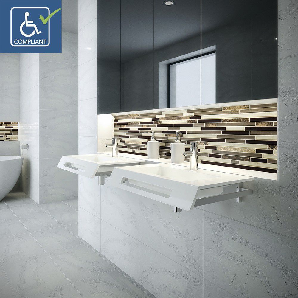 Wand-Waschbecken - 1835-SSA - Deco Lav - Mineralwerkstoff / mit ...