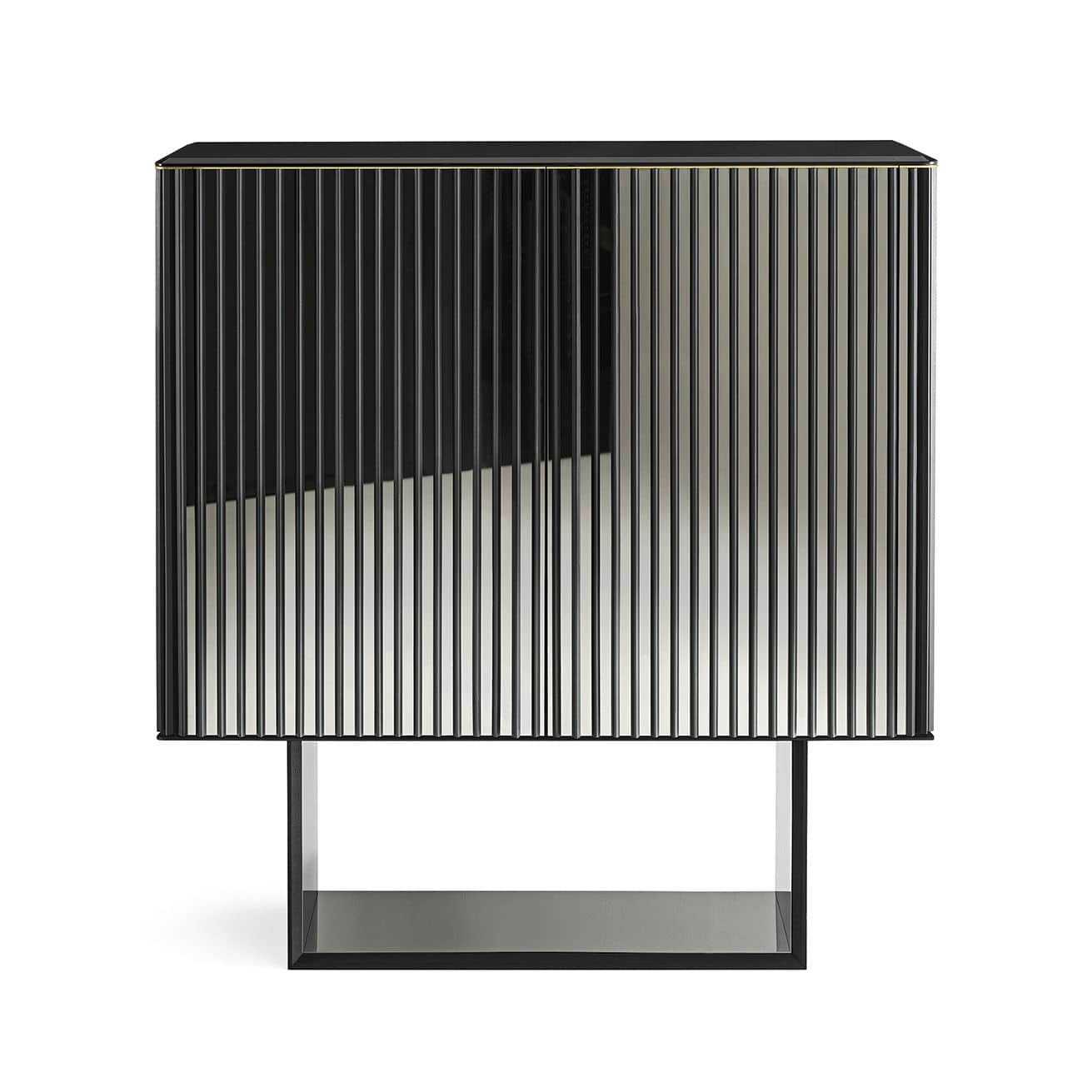 Hohes Sideboard - 5TH AVENUE - Gallotti&Radice - modern / Holz / Edelstahl