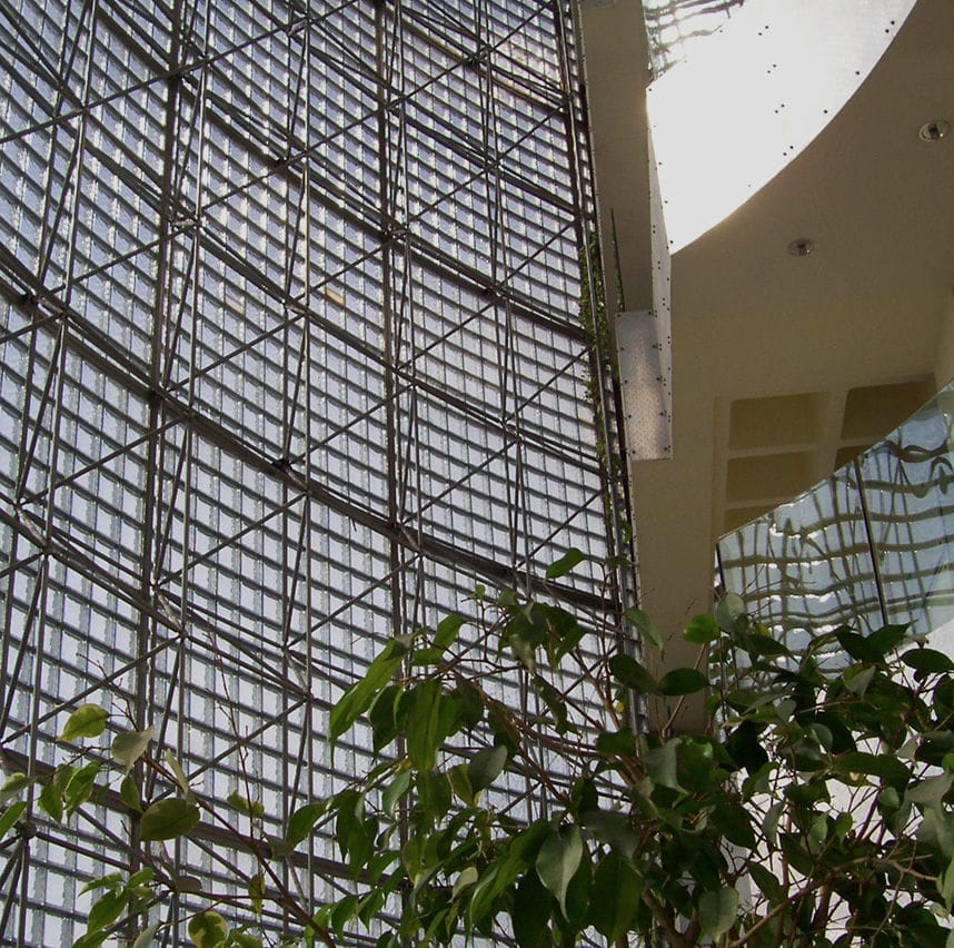 Quadratischer Glasbaustein - 3030/10 WAVE - SEVES GLASSBLOCK - glatt ...