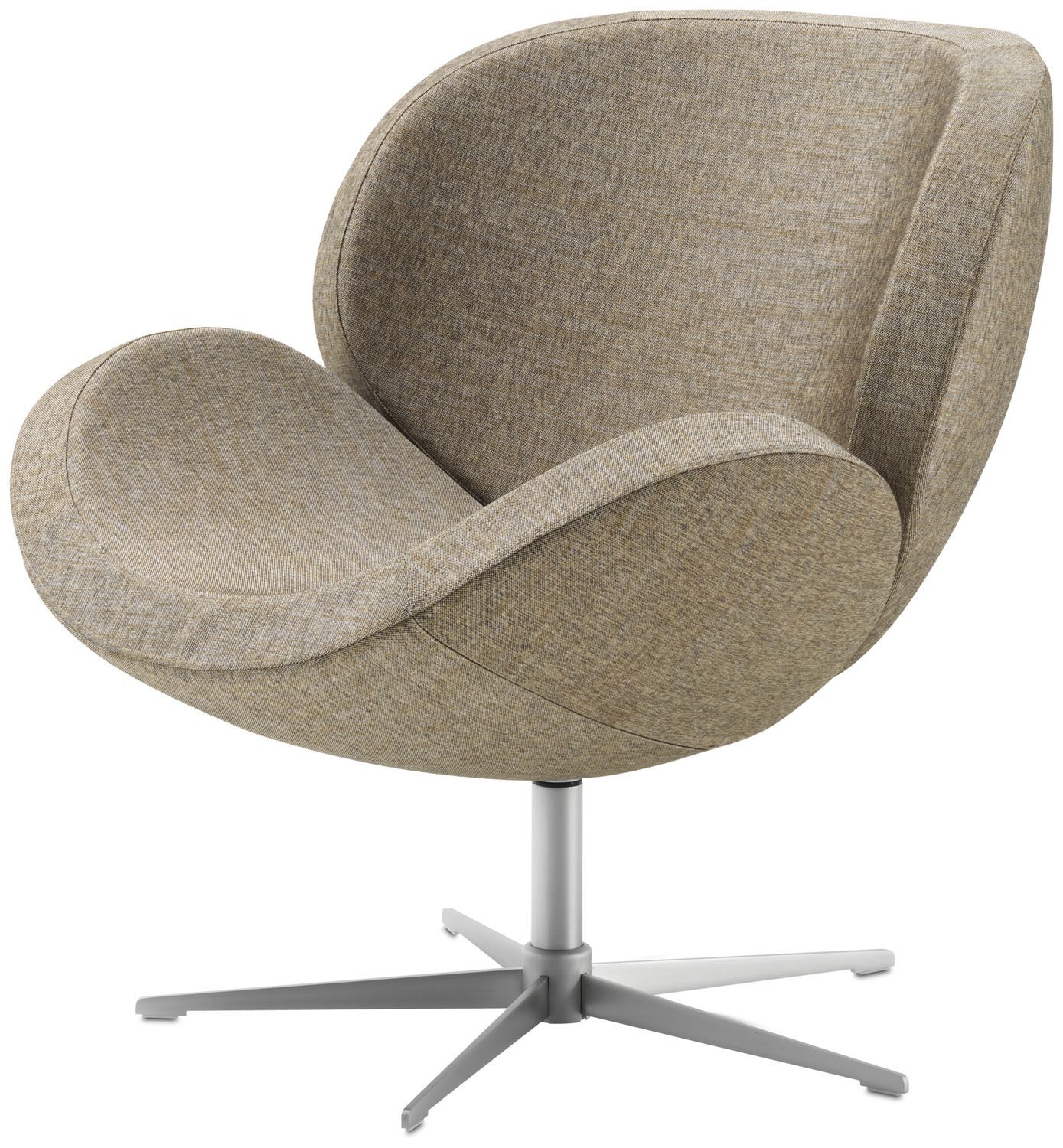 Moderner Sessel - SCHELLY - BoConcept - Leder / Stoff / Stahl