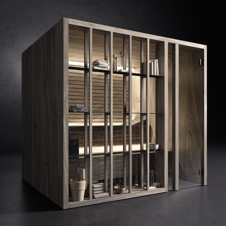 Finnische Sauna - YOKU - EFFEGIBI - für Privatgebrauch / Holz / für den Innenbereich