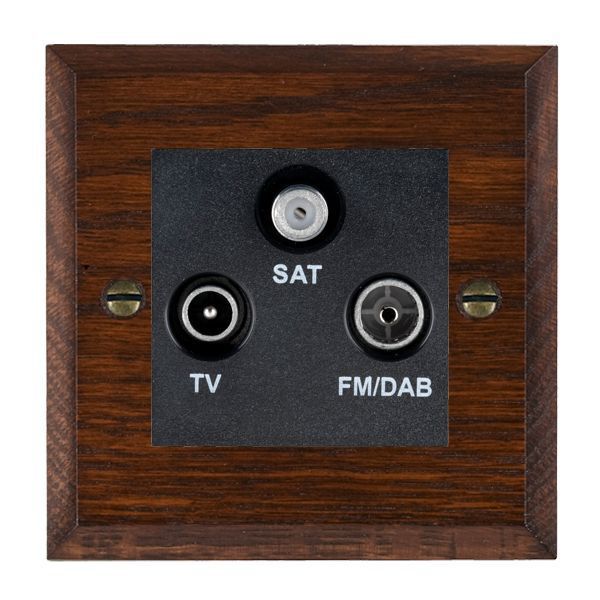 Antennensteckdose - Woods - Hamilton Litestat - SAT / Funk / Mehrfach