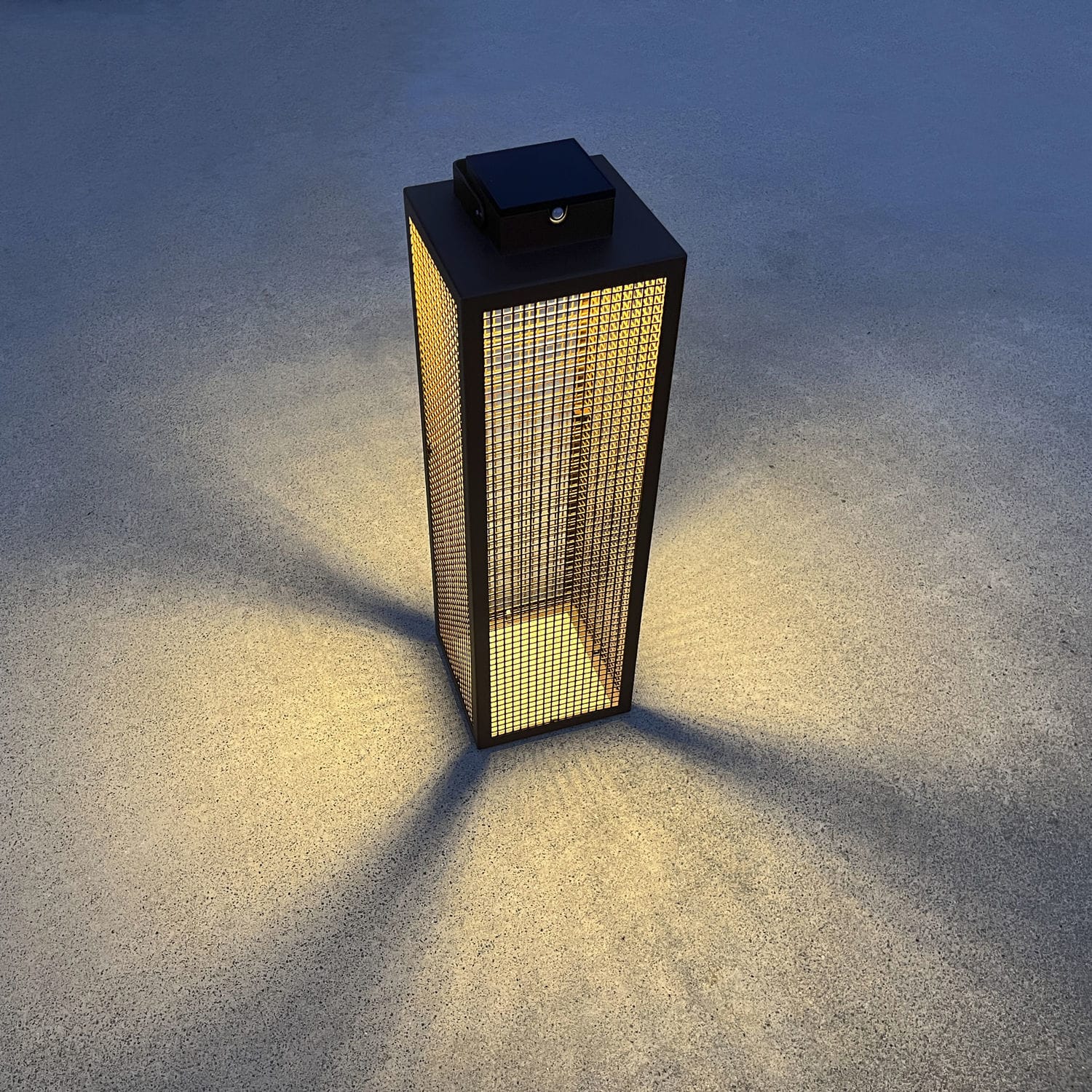 Moderne Laterne - LAS 900 TRAME - aralia - LYX luminaires - Stahl / aus ...