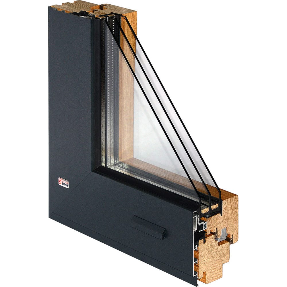 Holzfenster - ALUTREND INTEGRAL - BERTRAND - Aluminium / Flügel / mit ...
