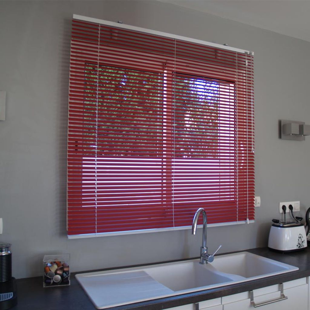 Jalousie-Rollo - VÉNIDÉCO - MARITON - für Fenster / Aluminium / motorisiert