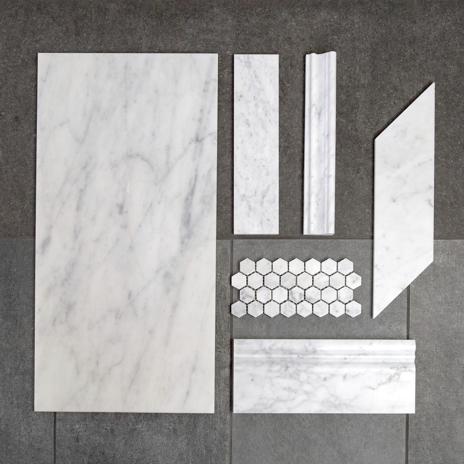 Fliesen für den Innenraum - CARRARA - NEMO TILE - Wand / bodenstehend ...