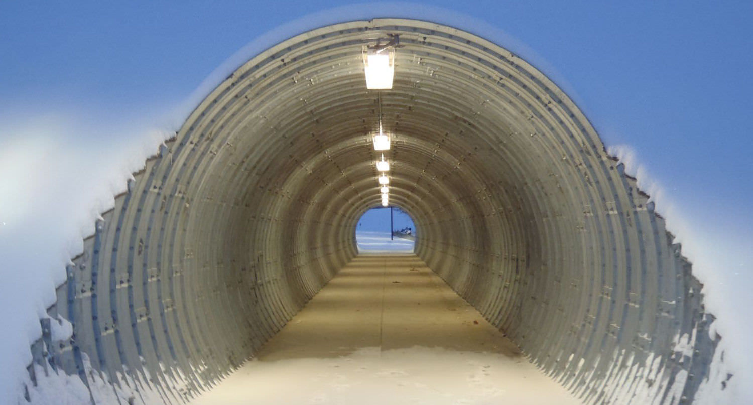 Gewölbtes Blech - LINER PLATE - Contech - Well / Aluminium / Stahl