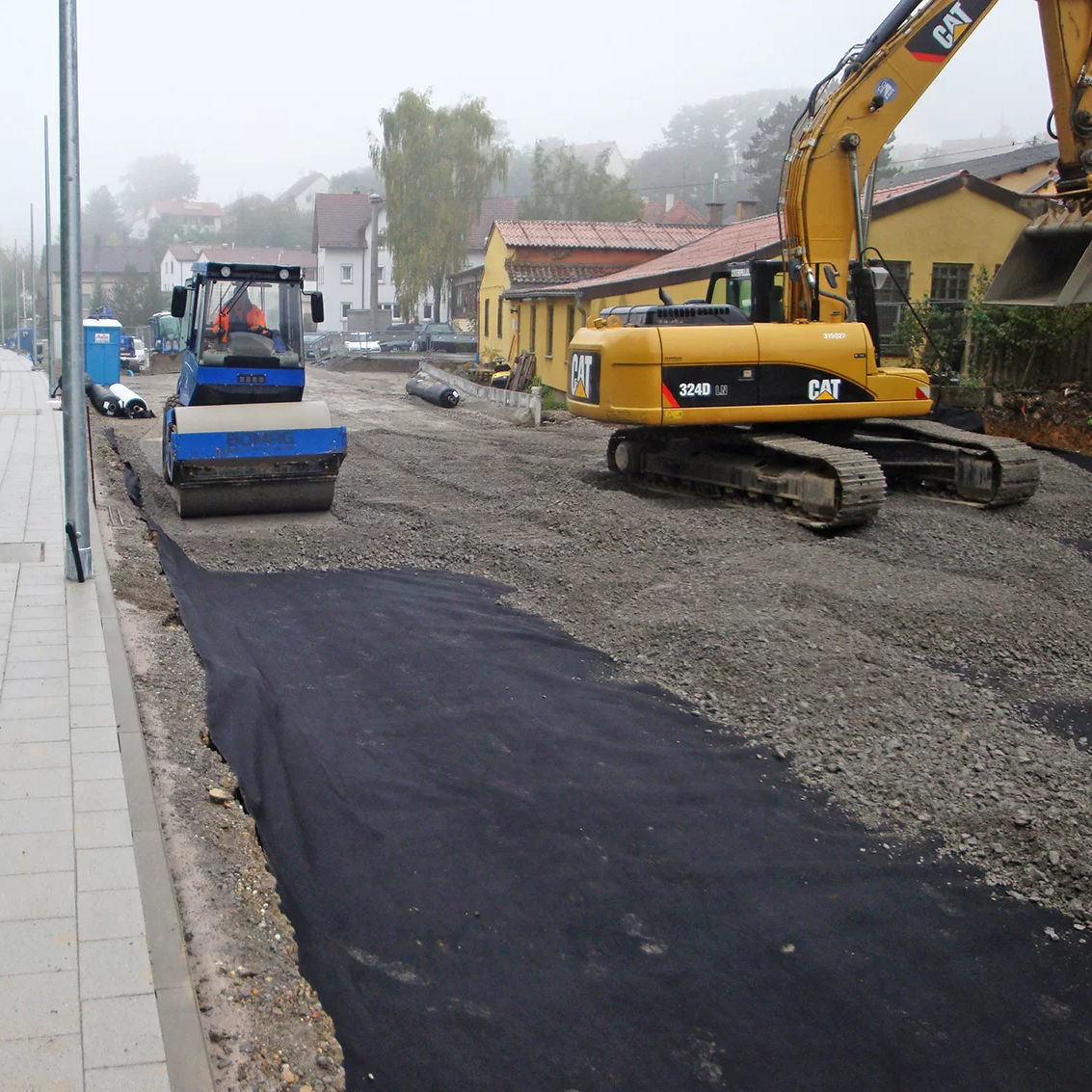 Vlies-Geotextil - Basetrac® - Huesker - Polypropylen / zur Filtrierung ...