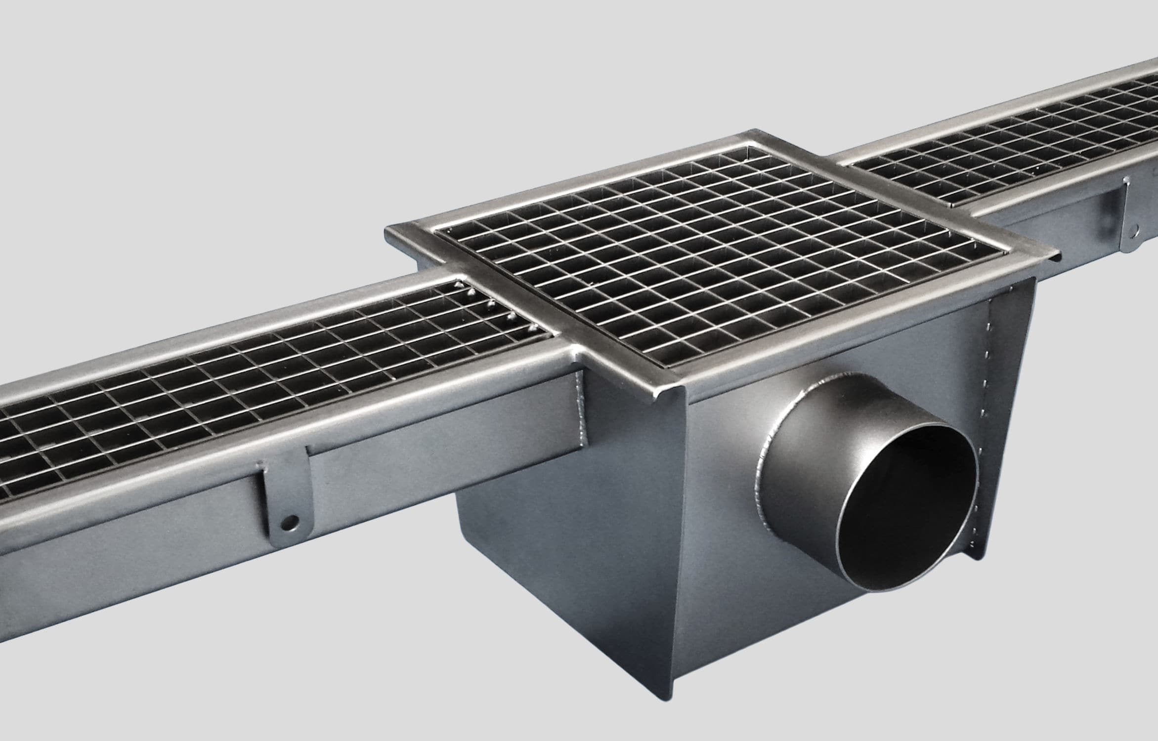 Gitter-Abflussrinne - 2150 - Inoxsystem S.r.l. - Edelstahlgitter / für ...