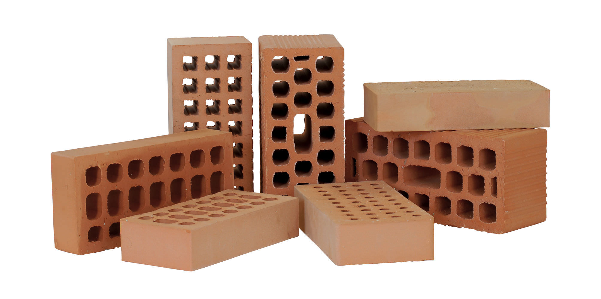 Wandmontierter Ziegel - IBL spa - COMMON BRICKS - IBL spa - Hohl / orange