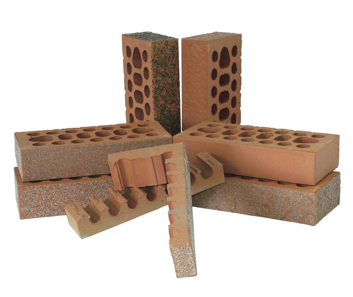 Ziegel für Fassaden - IBL SPA - EXTRUDED BRICKS - IBL spa - Hohl / orange