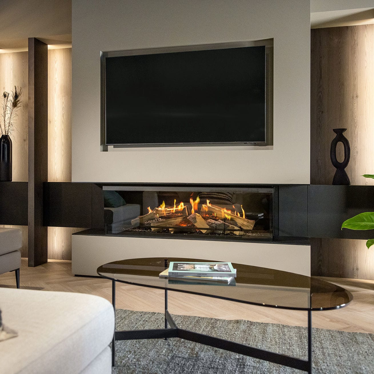 Elektrische Offene Feuerstelle - E-ONE 130S ELEKTROFEUER KALFIRE ...