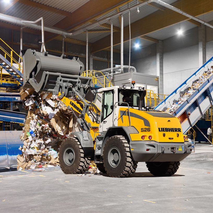 Radlader - L 526 - Liebherr - Diesel / für Baustelle / Tier 4 Interim