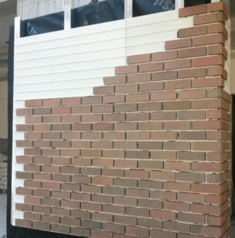 Klinker-Verblender - CHANELLED GRC BRICK PANEL - Isiklar Building ...