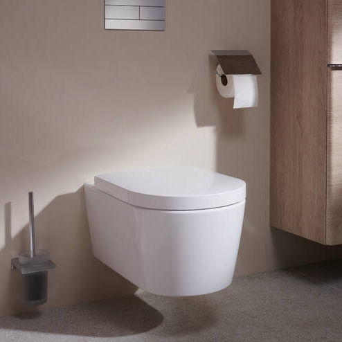 Wandhängendes WC - 62025450 - hansgrohe - Keramik / für Gewerbegebrauch ...