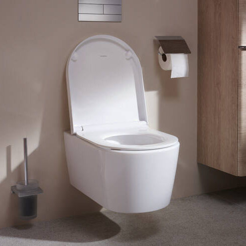 Wandhängendes WC - 61115450 - hansgrohe - Keramik / für Privatgebrauch ...