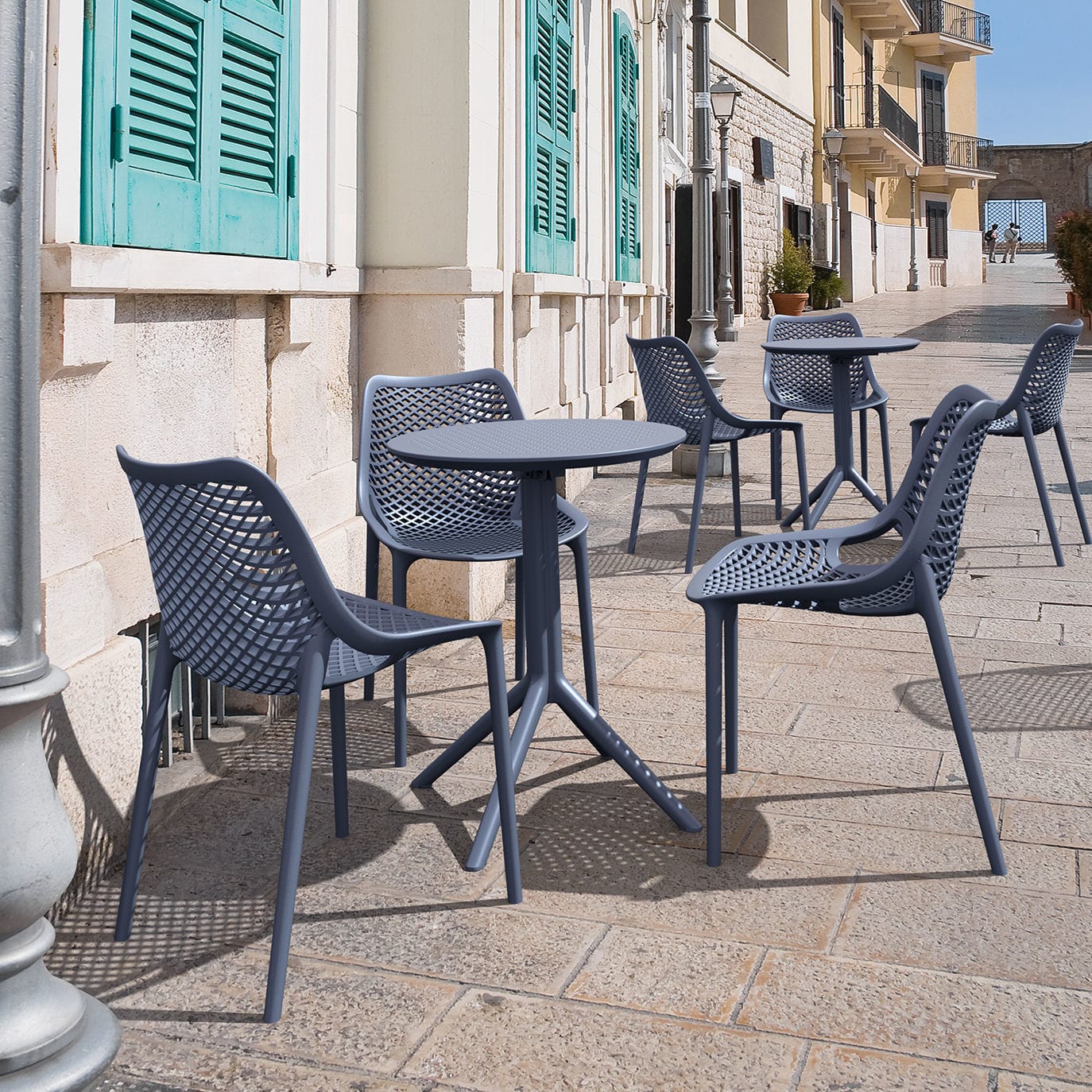 Klappbarer Bistrotisch - SKY - Siesta - modern / Harz / Gestell aus ...