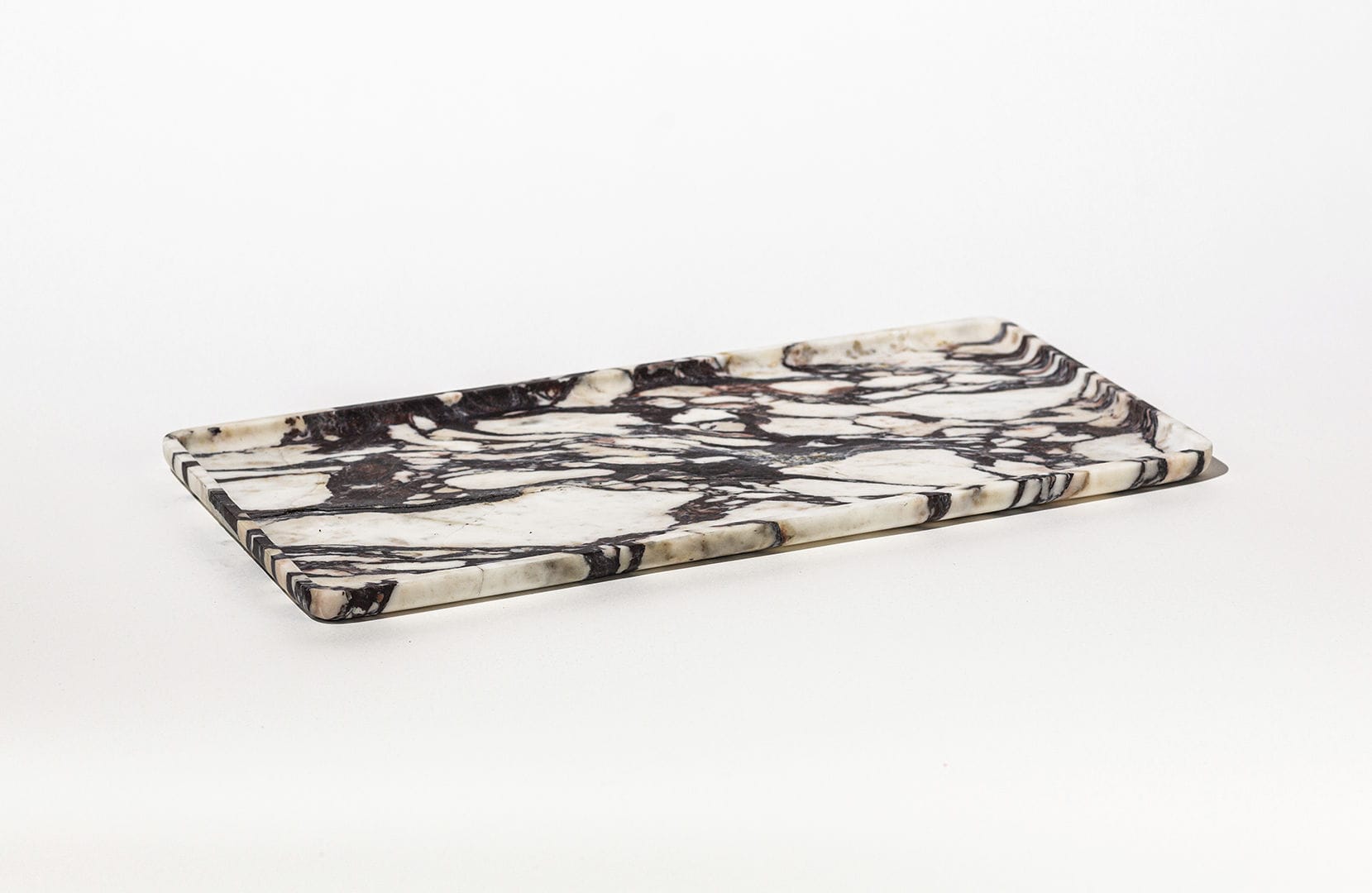 Marmor-Serviertablett - SQUARE TRAY CALACATTA VIOLA - MAAMI HOME - für ...