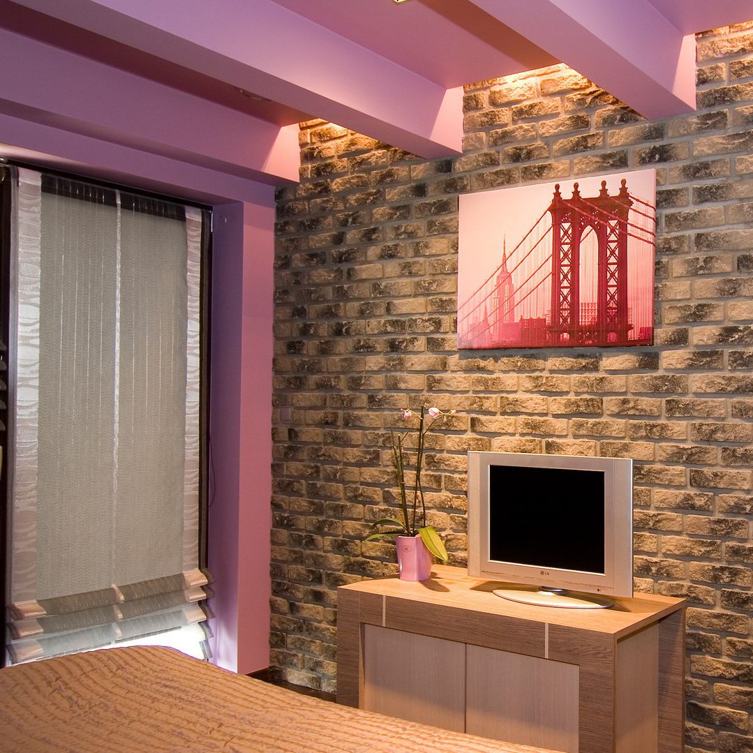 Ziegeloptik-Verblendplatte - RUSTIK - STEGU SP. Z O.O. - Zement / Innenbereich / Außen