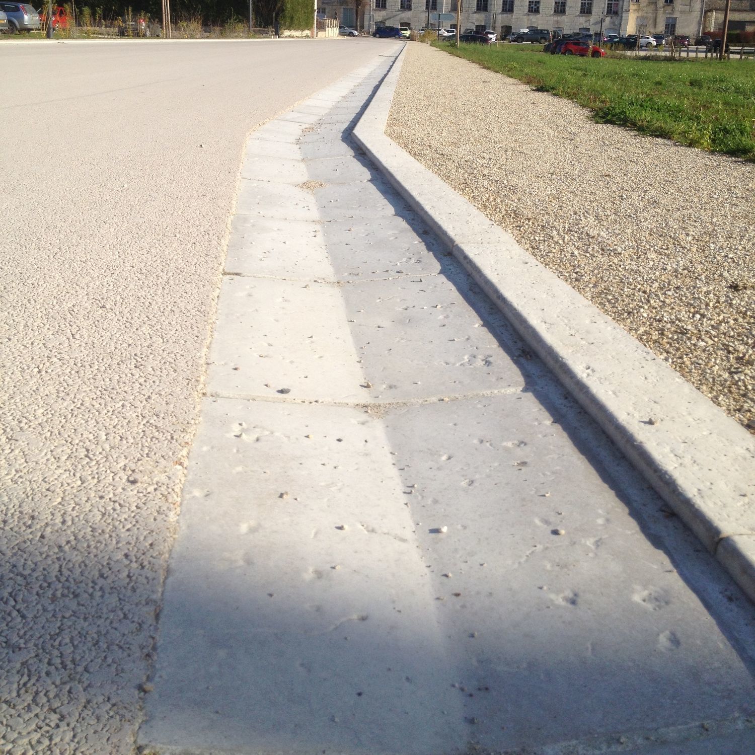 Abflussrinne mit doppeltem Gefälle - CACC2 - REPLIK - Beton / für ...