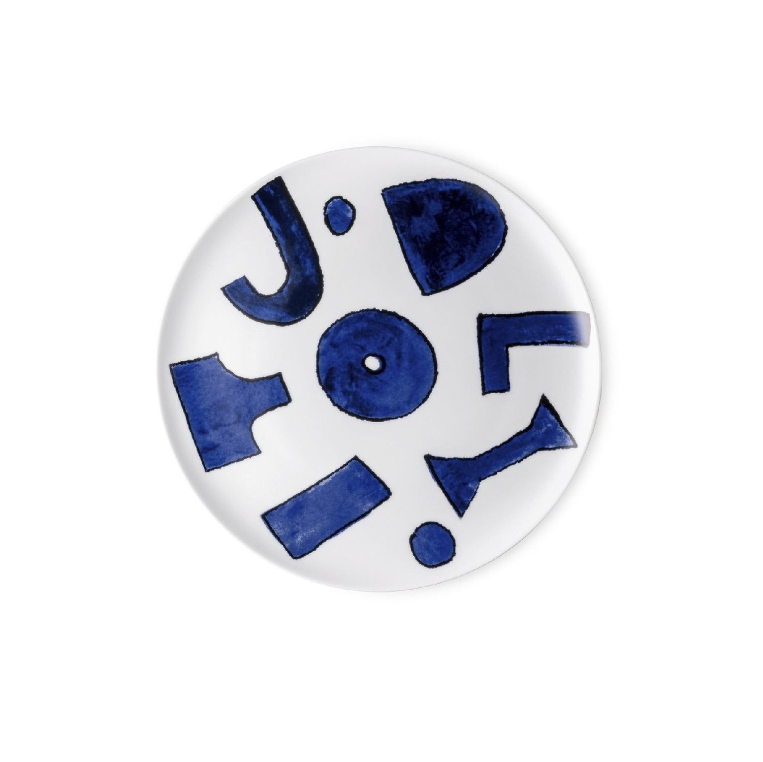 Flache-Teller - Itsumo - ALESSI S.P.A. - Dessert / rund / Porzellan