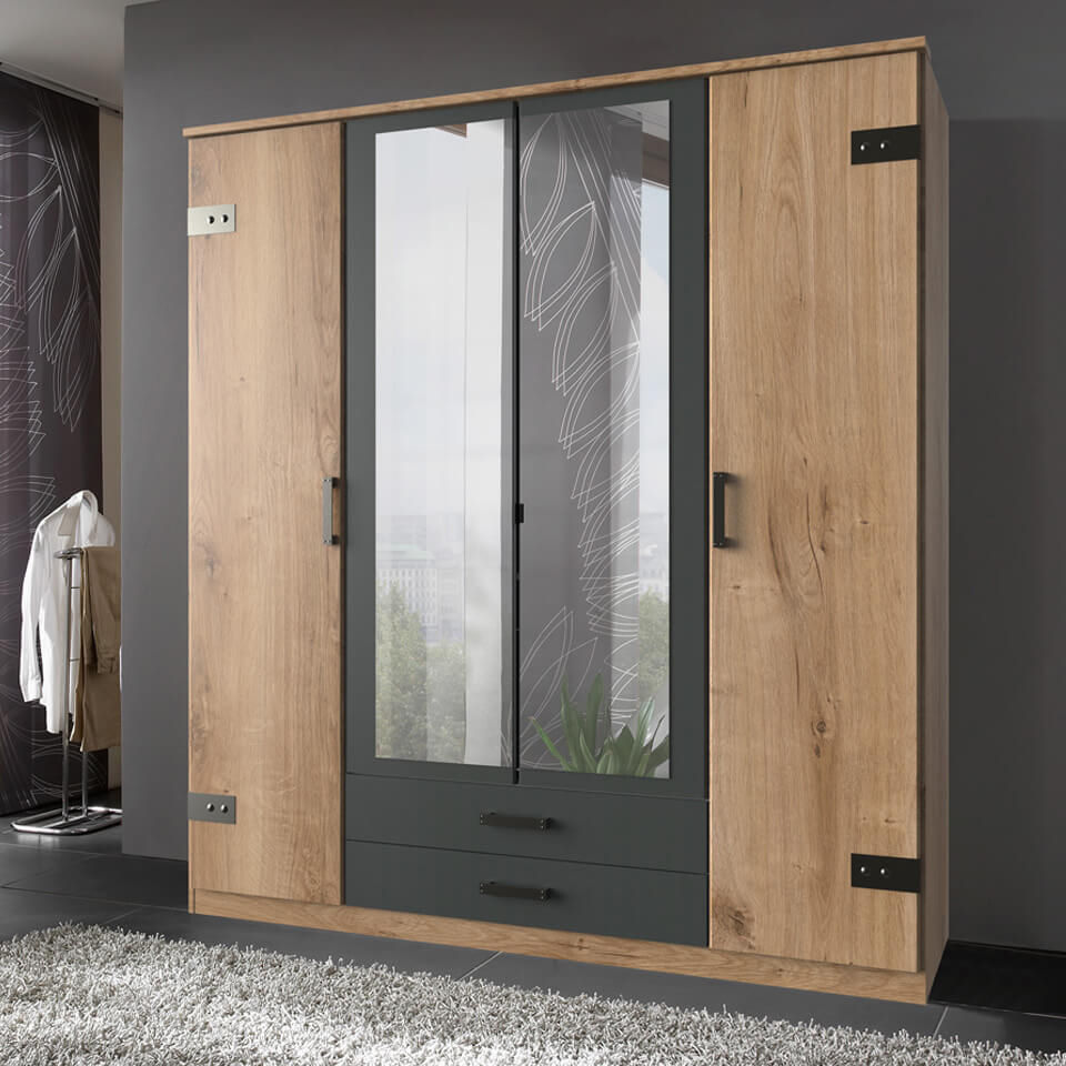 Moderner Kleiderschrank - CORK - WIMEX modern furniture - Eiche ...