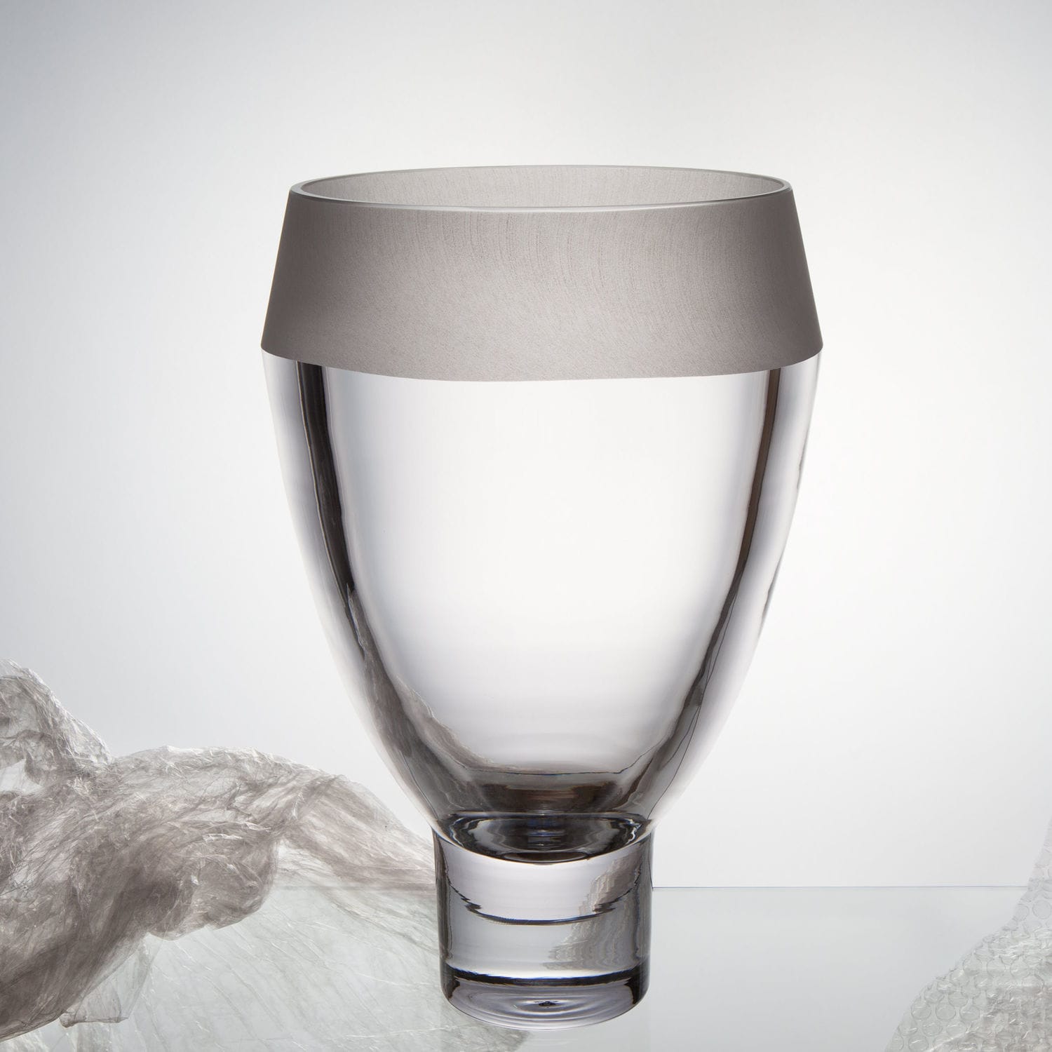Moderne Vase - EDGE - BOMMA - Kristall