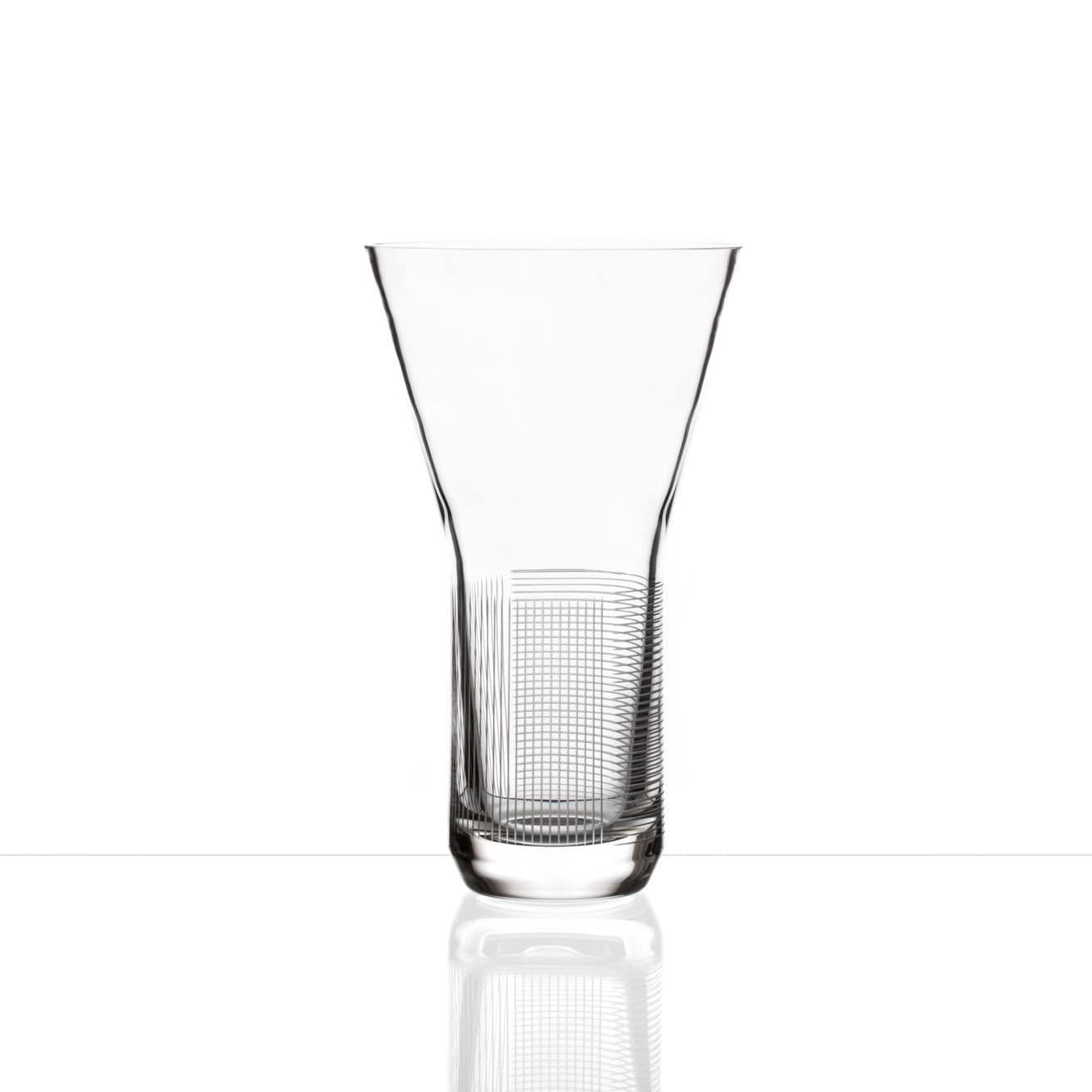 Moderne Vase - LINES - BOMMA - geblasenes Glas