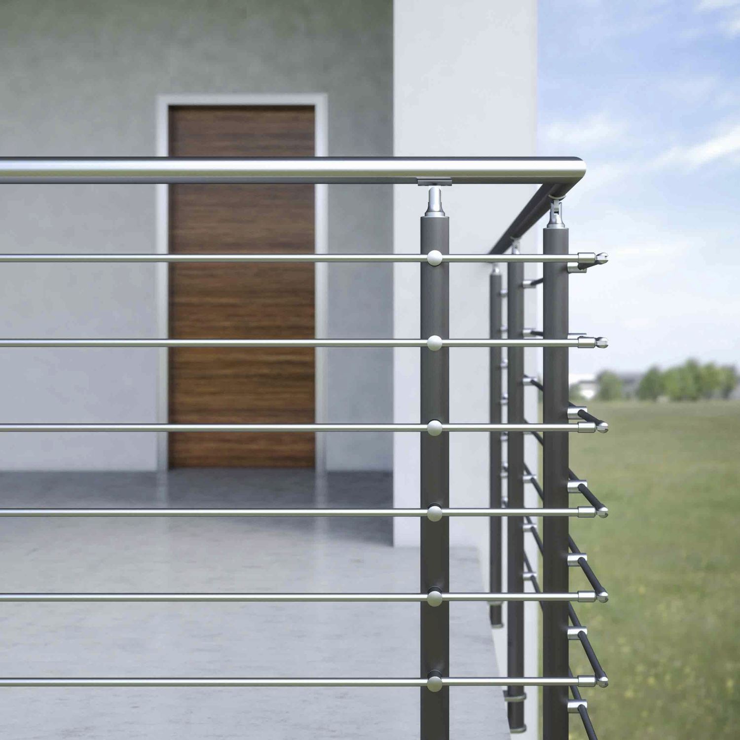 Edelstahlgeländer - CROSINOX - CROSO FRANCE - Geländer / für ...