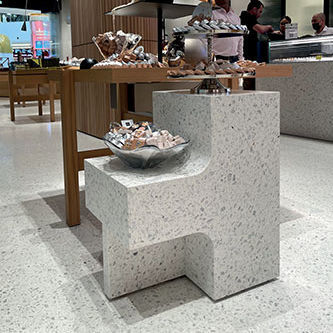 Steinblock für Wand - Agglotech - zur Außenraumgestaltung / Dekor / Marmor