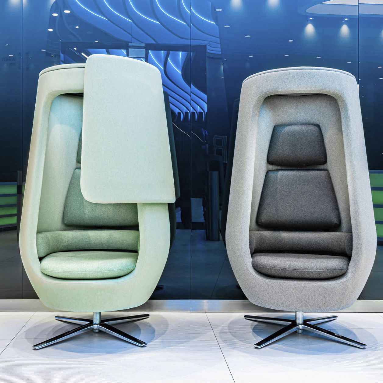 Moderner Bürosessel - A11 CLOSEABLE - Mikomax Smart Office - Wolle ...