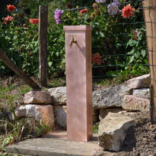 Garten-Springbrunnen - GIROFLEE - MISTERZINC - Kupfer / modern
