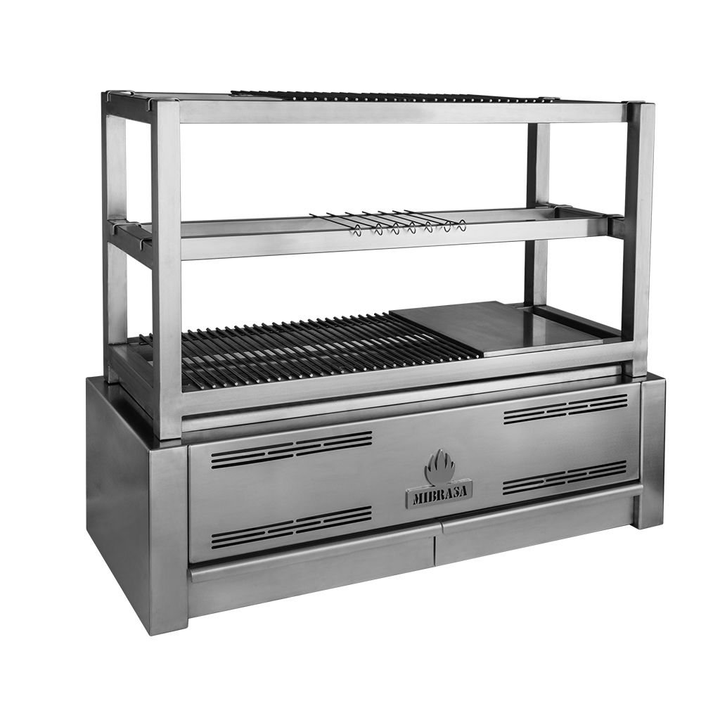Tischgrill - ROBATAYAKI RM - Mibrasa Charcoal Oven SL - Profi / Edelstahl
