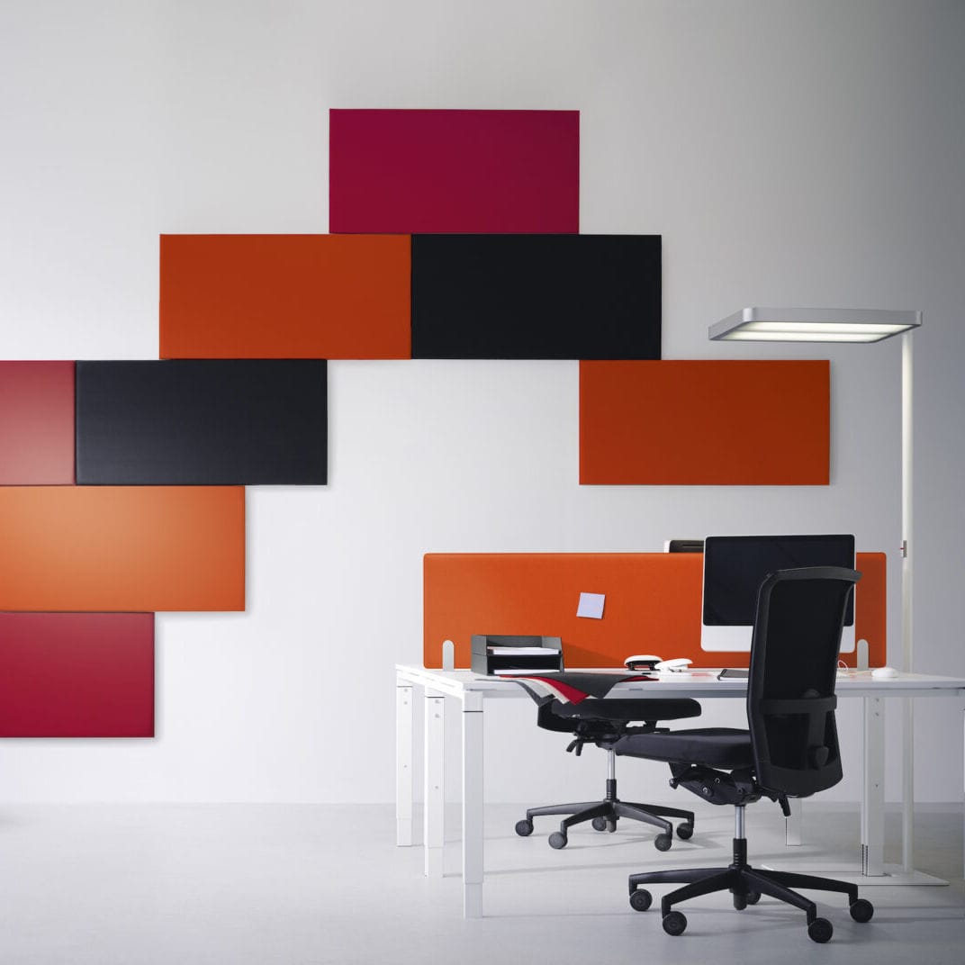 Akustik-Wandpaneel - DECAMPO - PREFORM GmbH - Filz / rechteckig / glatt