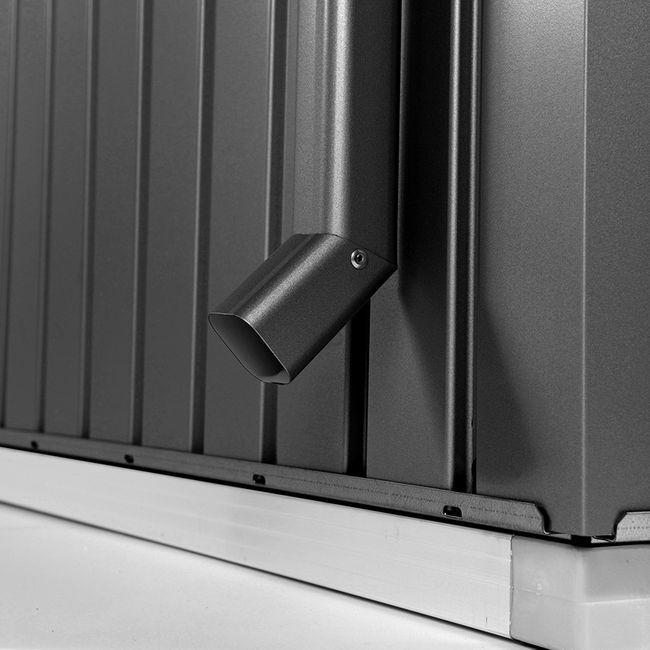 Regenwasser-Fallrohr / Stahlblech - Panorama - Biohort GmbH