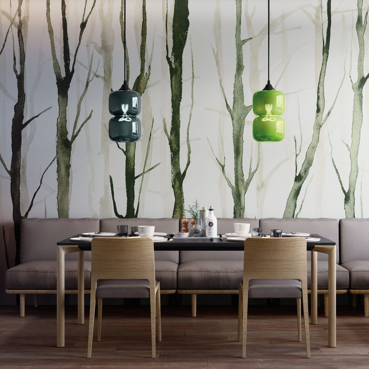 Moderne Tapete - ALBERI ZEN - Tecnografica Italian Wallcoverings ...
