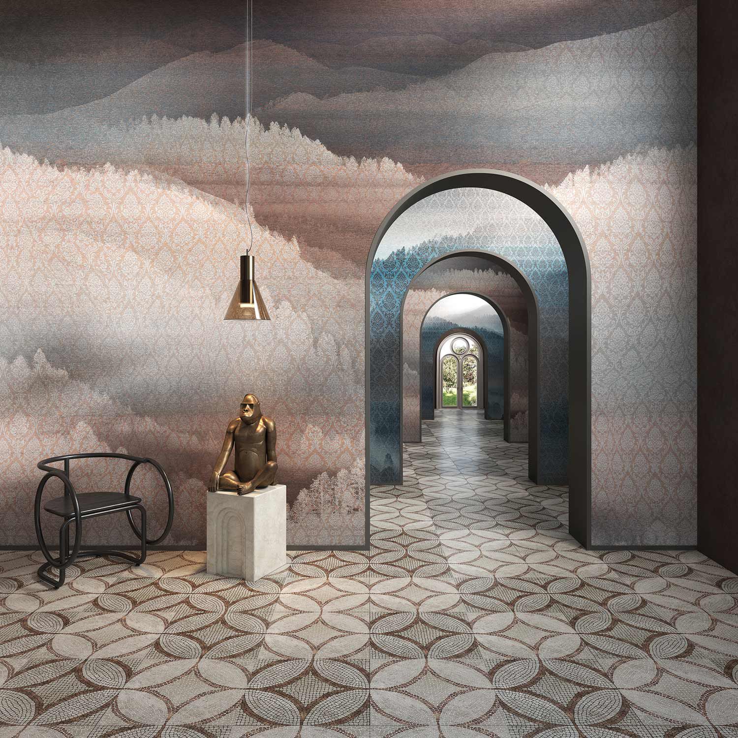 Moderne Tapete - MANDRAGOLA - Tecnografica Italian Wallcoverings ...