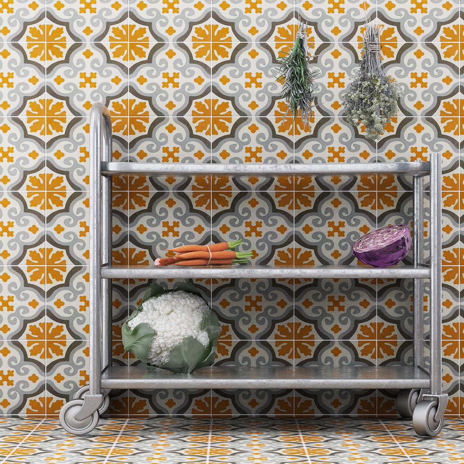 Zement-Zementfliese - 120A - Mosaics Torra | Cement Tiles - matt / für ...