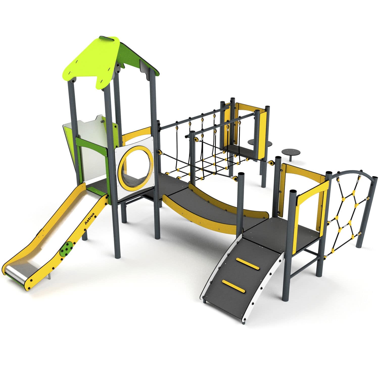 Metall-Spielplatzgerät - 11029 - Astrus Playgrounds - HDPE / modular